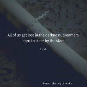 Music Rush #AtoZChallenge - Ronel the Mythmaker