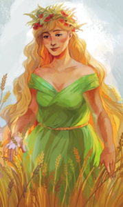 Earth Mother Demeter #folklore #AtoZChallenge - Ronel the Mythmaker