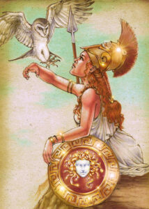 Accomplished Athena #folklore #AtoZChallenge - Ronel the Mythmaker