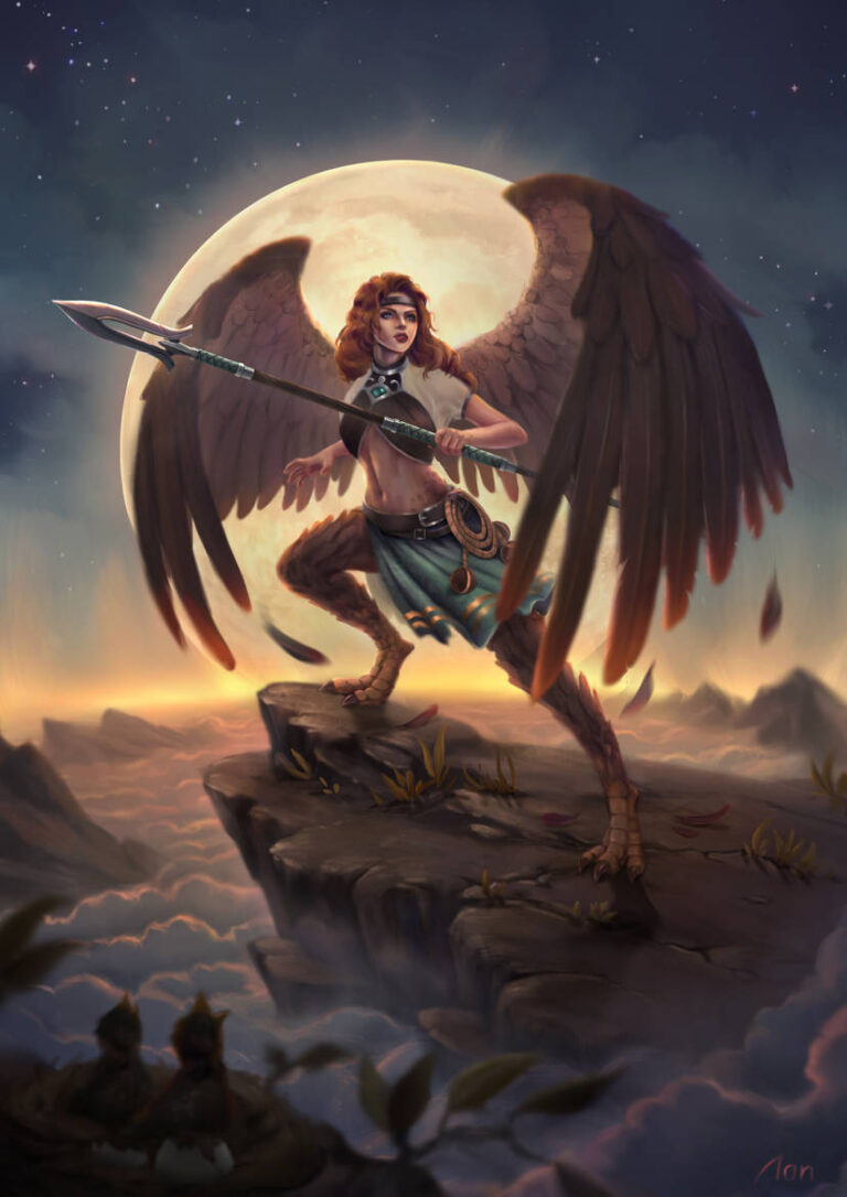 Unbridled Harpies #folklore #AtoZChallenge - Ronel the Mythmaker